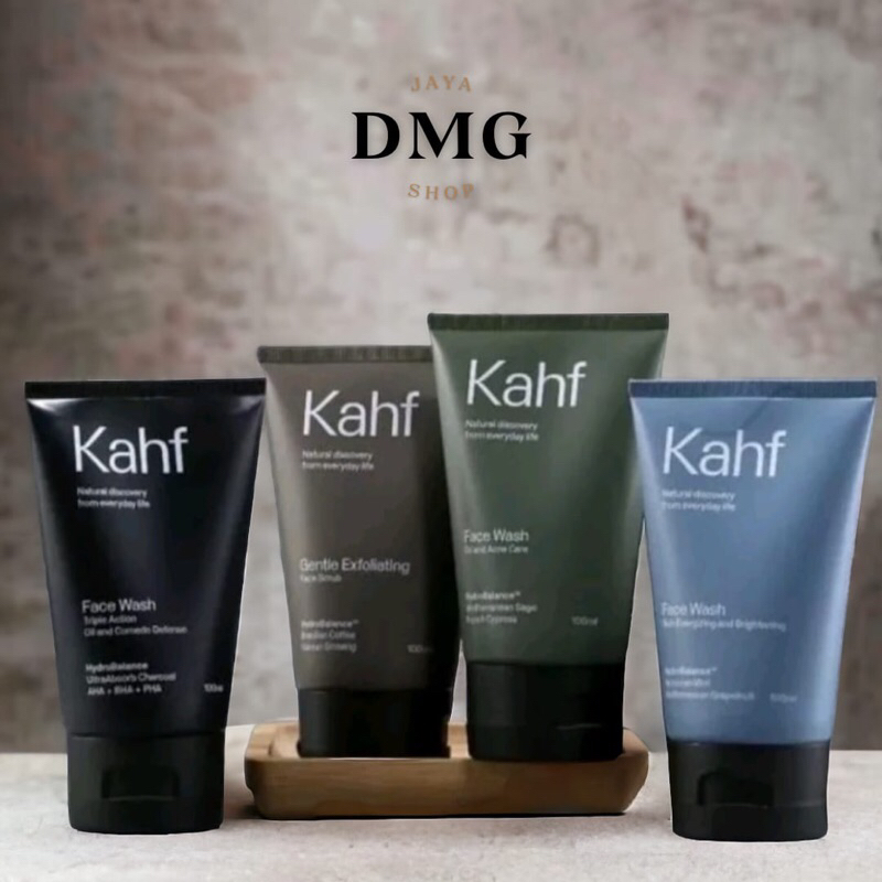 Jual Kahf Facial Wash Sabun Wajah Cuci Muka Pria 100ml [ORIGINAL ...
