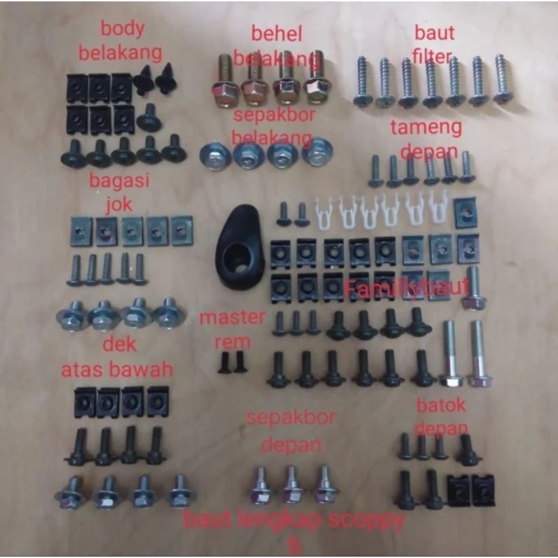 Jual BAUT LENGKAP BODY MOTOR / BAUT FULL SET BODY SCOOPY FI | Shopee ...