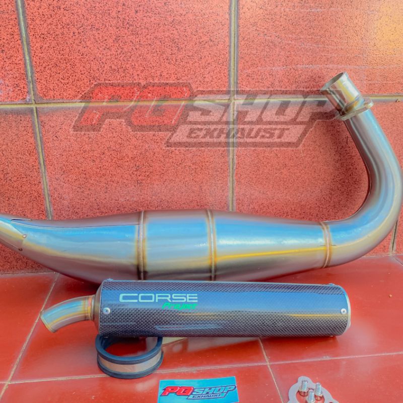 Jual KNALPOT NINJA R RR SS CORSE KEVLAR PRESS | Shopee Indonesia