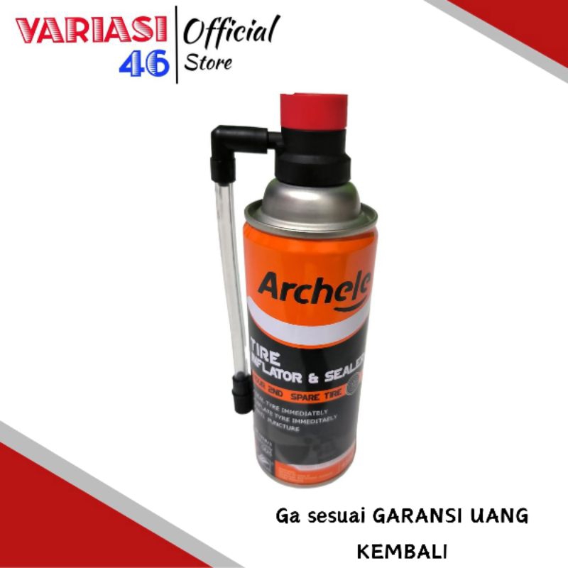 Jual tambal ban tubles ARCHELE 450ML cairan tambal ban tubles | Shopee ...
