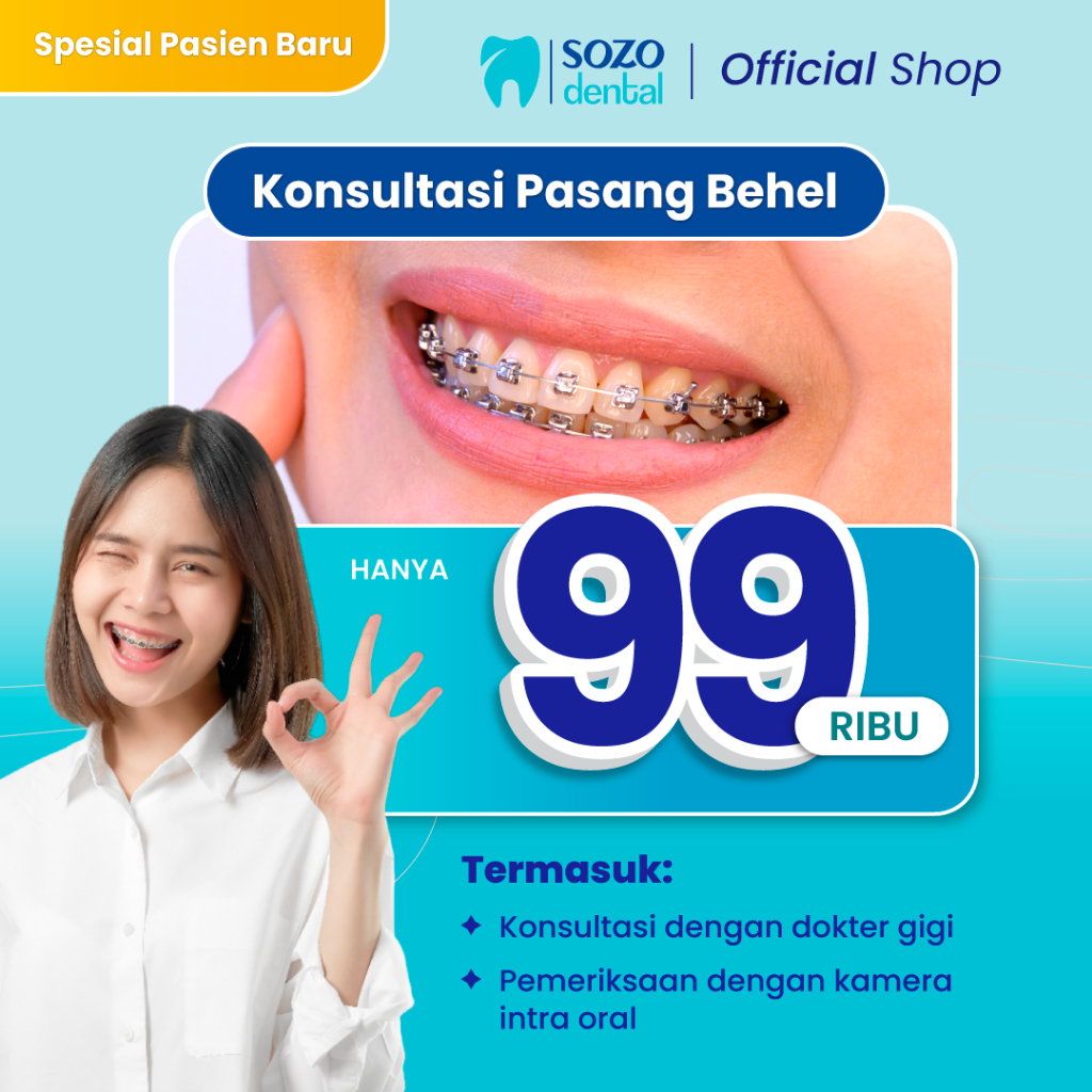 Jual Konsultasi Pasang Behel dengan Dokter + Pemeriksaan Dengan Kamera ...