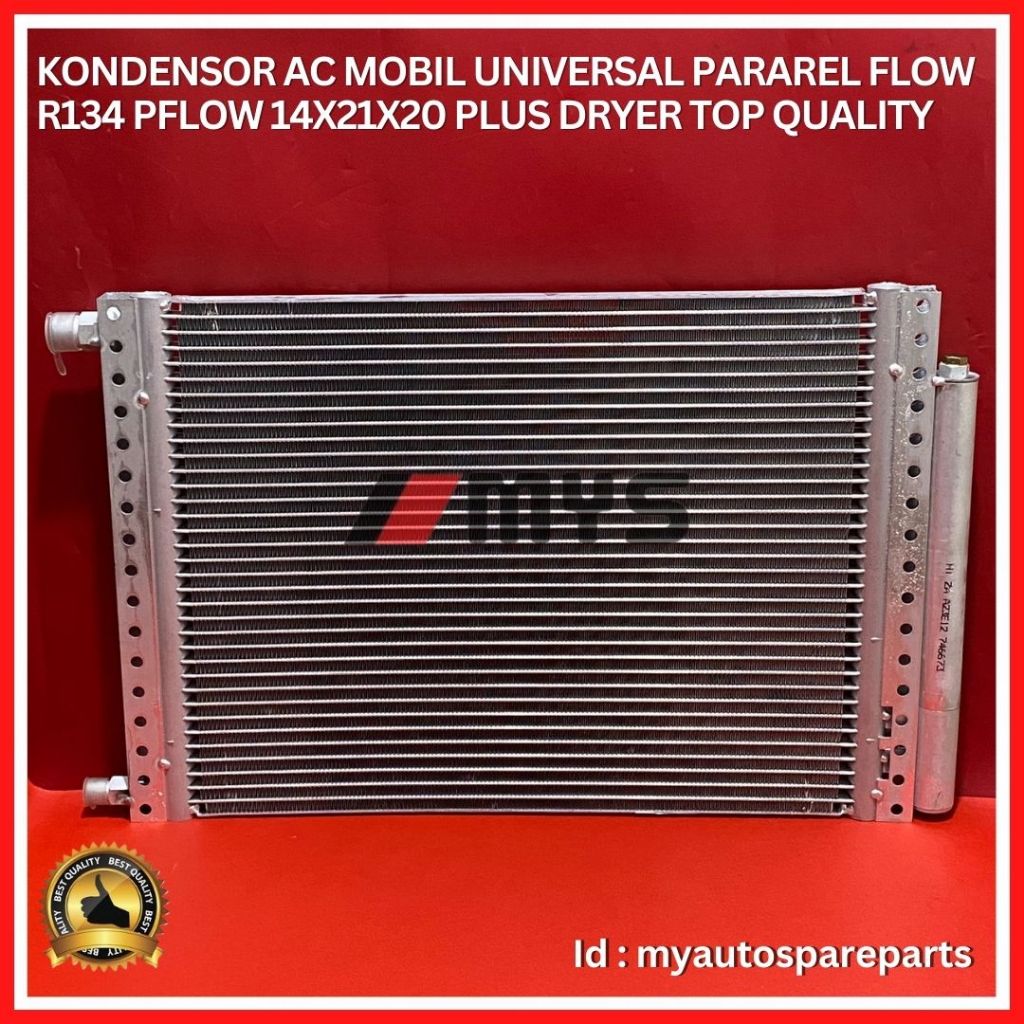 Jual CONDENSOR AC Mobil UNIVERSAL Pararel Flow R134 PFlow 14x21x20 PLUS ...