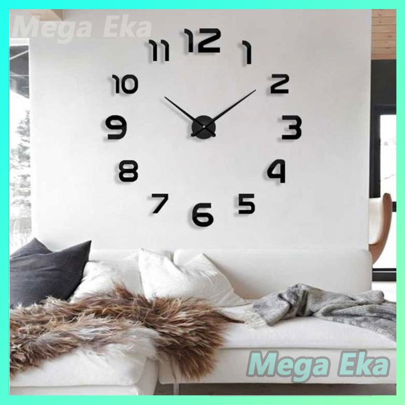 Jual Jam dinding raksasa / besar unik DIY diameter 100-120cmJam Dinding ...