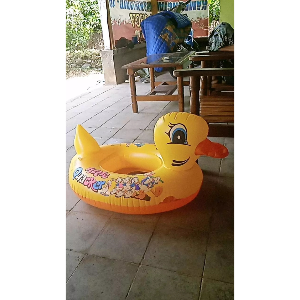 Jual 1 lusin BAN RENANG FLOAT PELAMPUNG BEBEK KUNING DP (CELANA ...