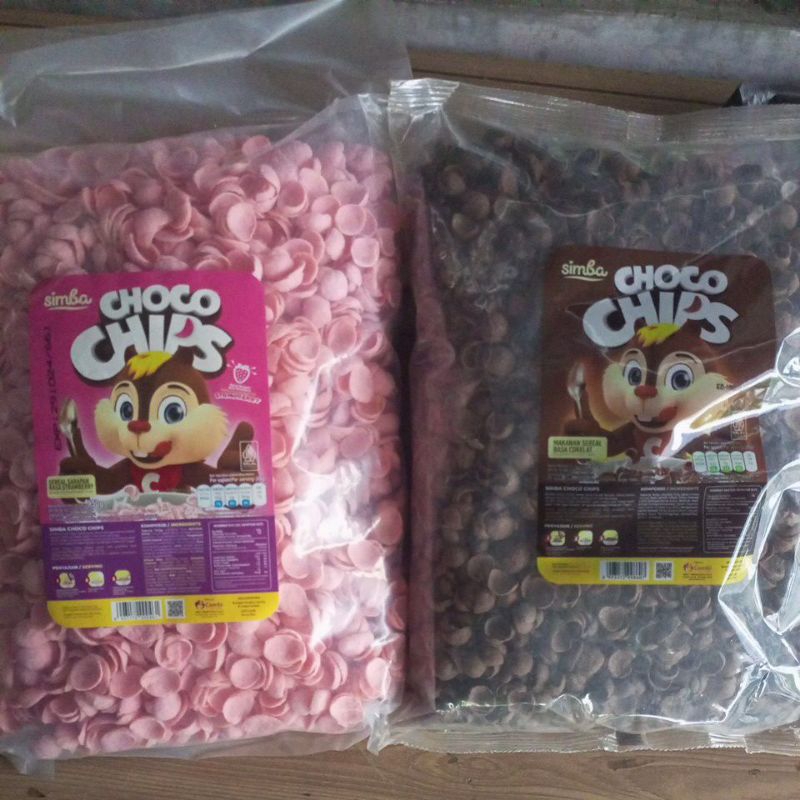 Jual Simba Choco chip kiloan 1kg (950grm) / chococruch kemasan besar ...