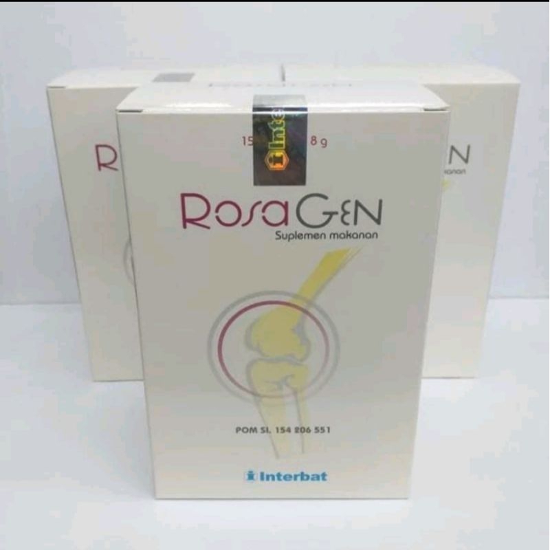 Jual Rosagen Force 15 Sachet Suplemen Kesehatan Tulang dan Sendi, Otot ...