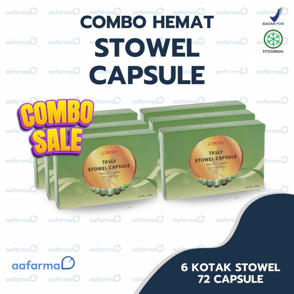 Jual TASLY Stowel Capsule Paket Combo Spesial (72 Capsule) | Shopee ...