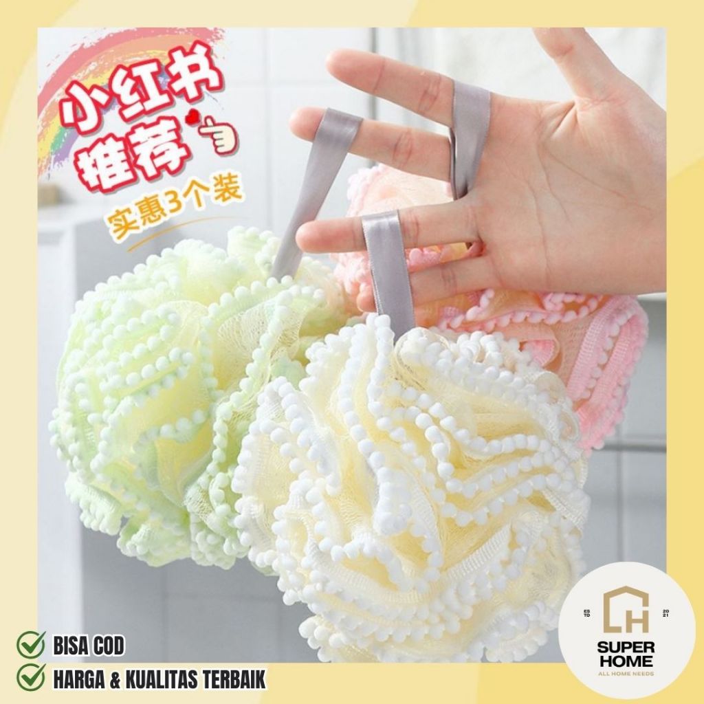 Jual Sponge Mandi Besar / Shower Puff / Sponge Busa Bagus /Spons Mandi ...