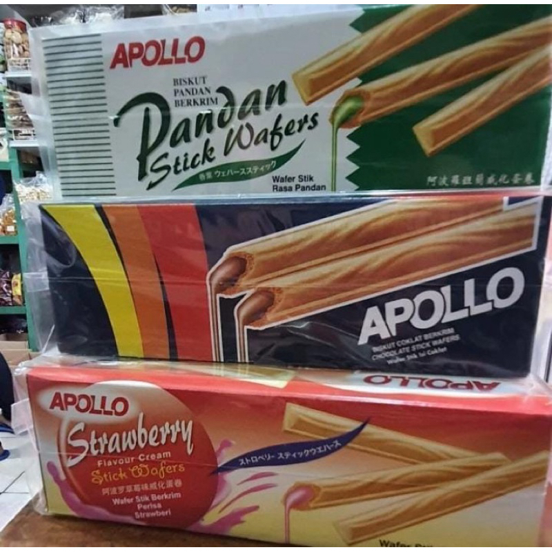 Jual Apollo Stick Wafer 1 Box Isi 24 | Shopee Indonesia