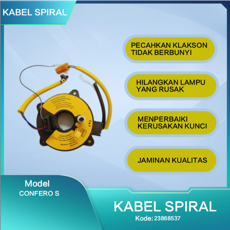 Jual Kabel Spiral Kabel Klakson Clock Spring Cable WULING CONFERO S ...