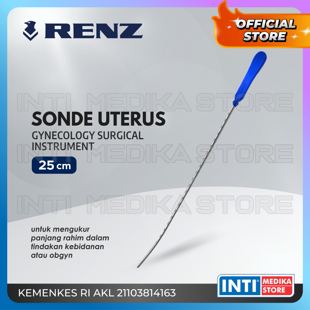 Jual RENZ - Sonde Uterus 25cm | Gynecology Surgical Instrument | Shopee ...