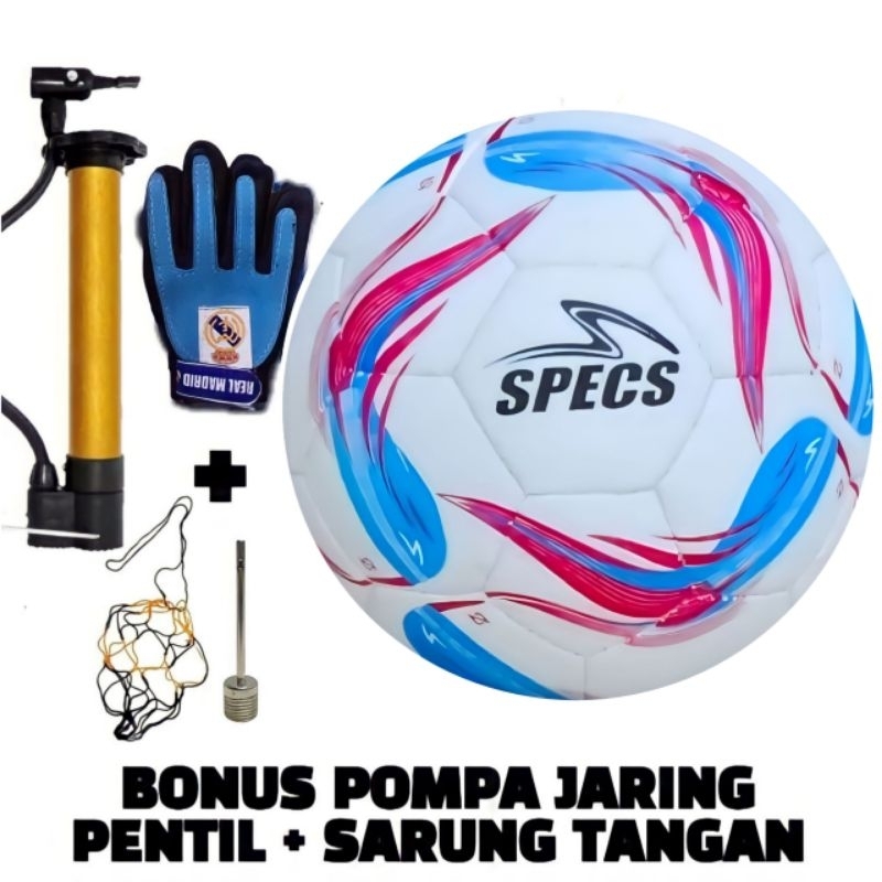 Jual Bola Sepak No 5 Bonus Srung tangan pompa Logo ortus merah | Shopee ...