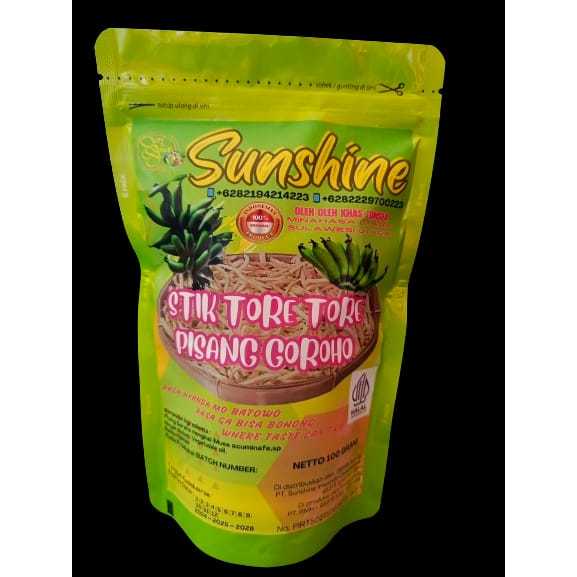Jual Stik Tore - tore pisang goroho/ Goroho Banana Crispy Crunchy Stiks ...