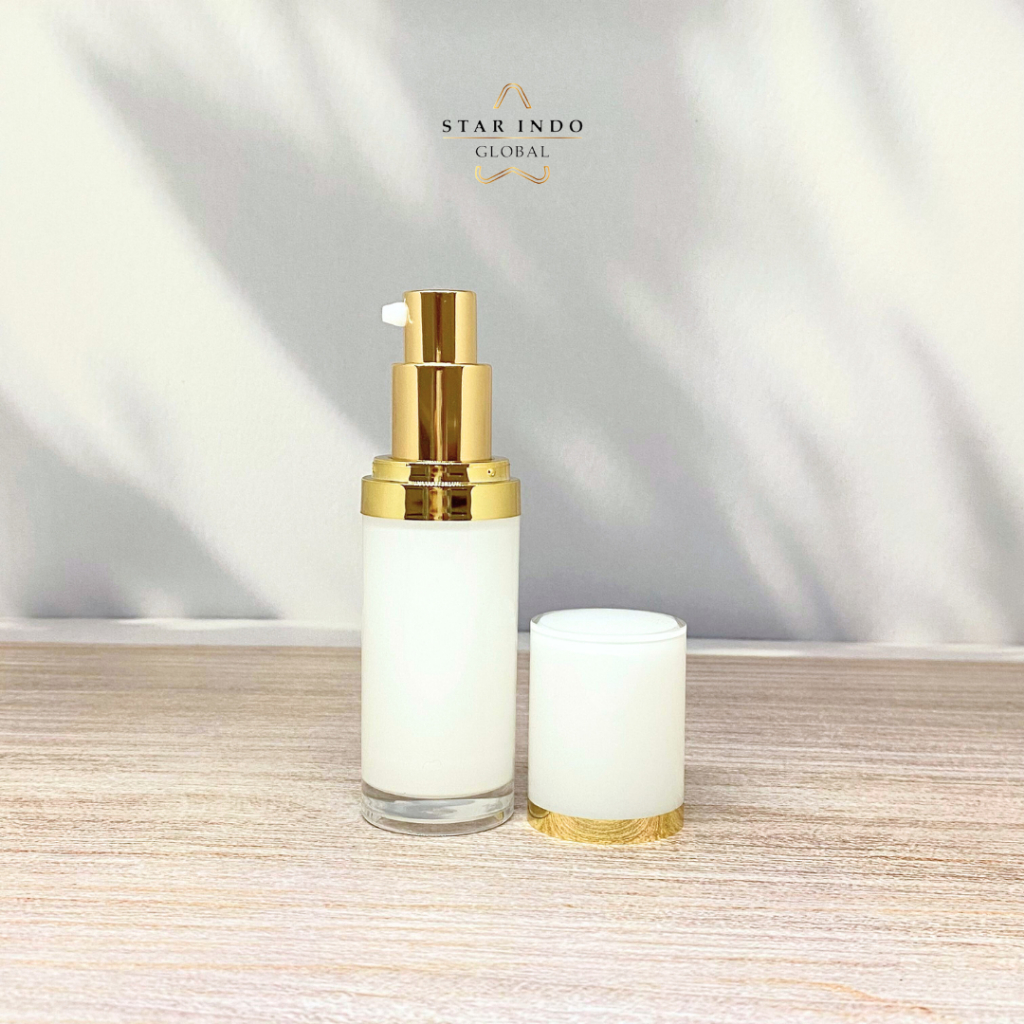 Jual LUXURY SERIES Botol Skincare 15ml Botol Pump 15ml Botol Lotion ...