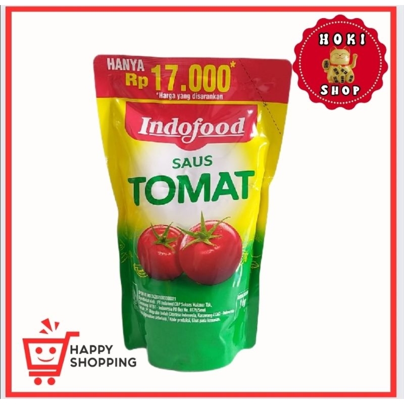 Jual Indofood Saus Tomat 1kg / Indofood Saos Tomat | Shopee Indonesia