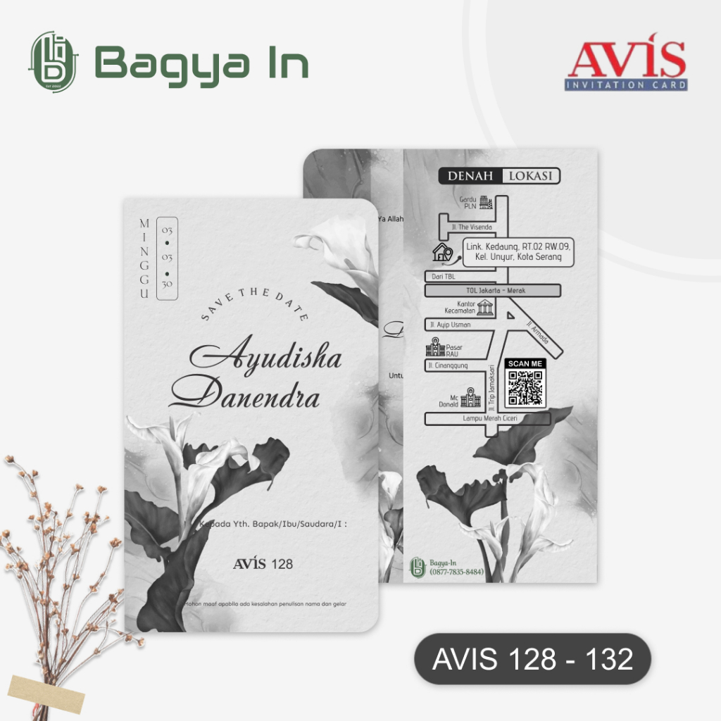 Jual Undangan Pernikahan Avis 128 - Cetak Undangan NIkah Murah dan ...