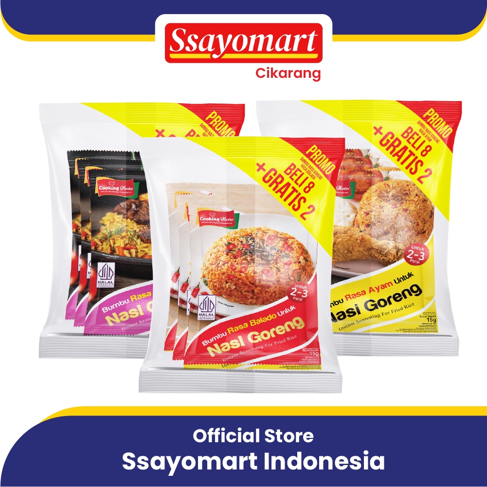 Jual Bumbu Nasi Goreng Instan 15g (1 Renceng Isi 10 Sachet) | Shopee ...