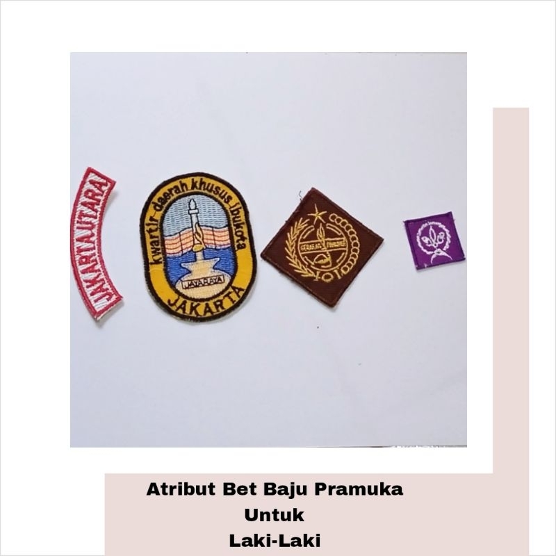 Jual Atribut Bet Baju Pramuka (Satu Set) | Shopee Indonesia