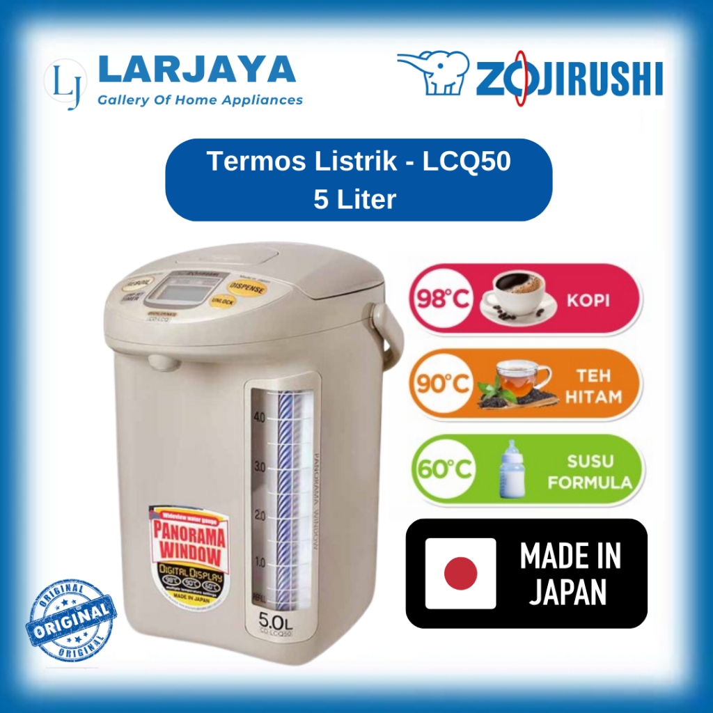Jual Zojirushi Termos Pompa Listrik 5 liter CD-LCQ50 Electric Pot ...