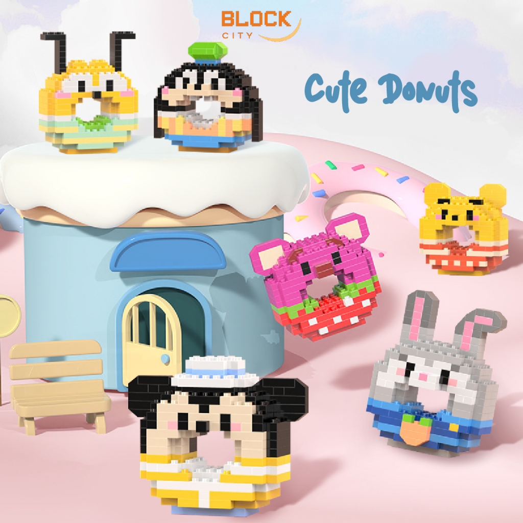 Jual Block City - LELE W2602 Balok Susun Donat Doughnut Puzzle Block ...
