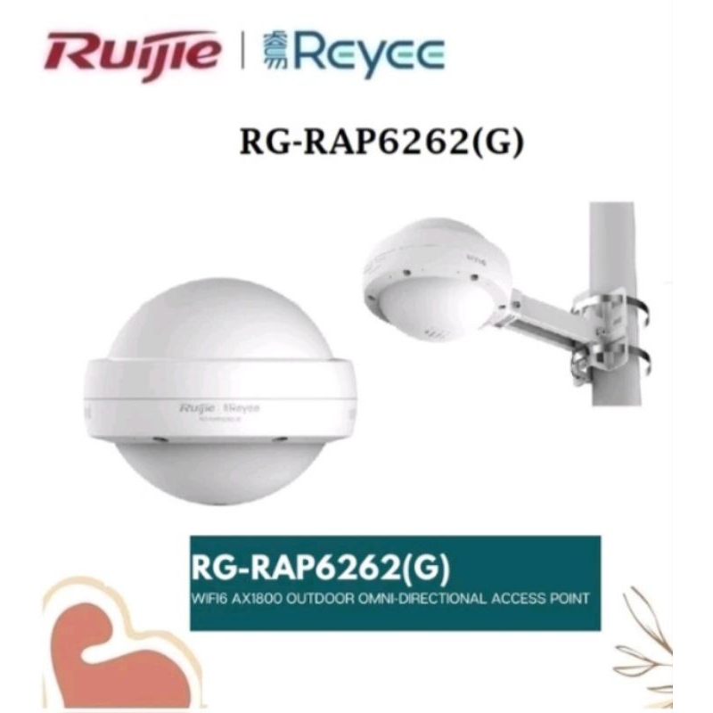 Jual Ruijie Reyee RG-RAP6262(G) Wi-Fi 6 Acess Point Qutdor | Shopee ...