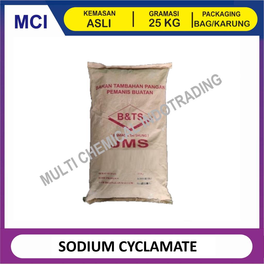 Jual SODIUM CYCLAMATE / NATRIUM SIKLAMAT / PEMANIS BUATAN 40x GULA|| 25 ...