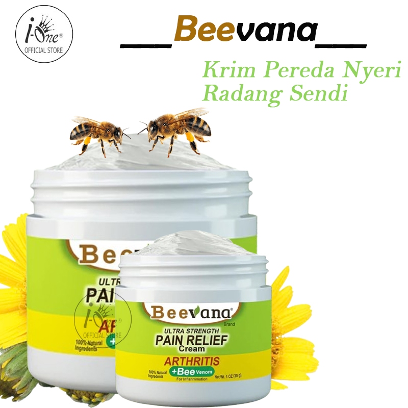 Jual BEEVANA Ultra Strength Pain Relief Cream Bee Venom Mengatasi Nyeri ...