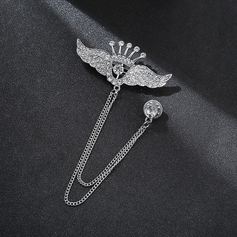 Jual KIAMA - Lapel Pin Bros Jas Wedding Vintage Crown - Aksesoris Pin ...