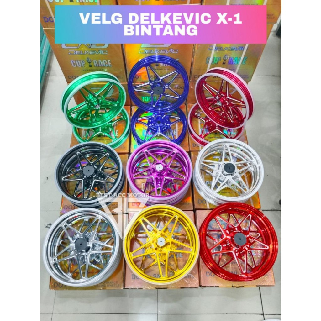 Jual velg delkevic x1 mio sporty mio m3 beat scoopy genio vario 110 125 ...