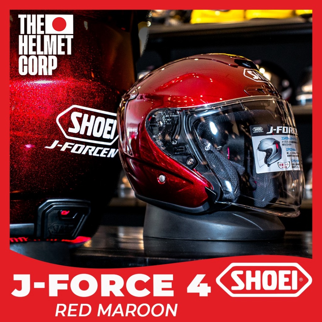 Jual SHOEI J-FORCE 4 ORIGINAL HALF FACE HELMET | Shopee Indonesia