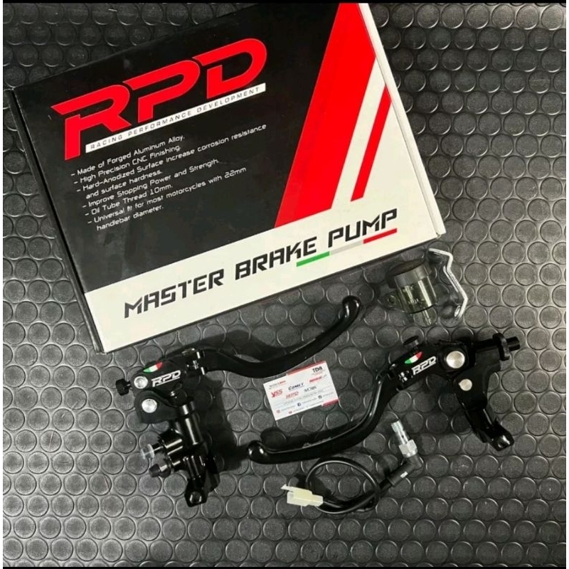 Jual MASTER REM SET RPD RADIAL RACING UNIVERSIAL BLACK PENGEREMAN SET ...