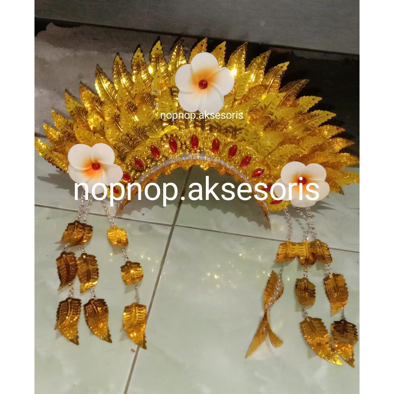 Jual mahkota anting 3/sunting bali/mahkota bali anak sd/tk/dewasa ...