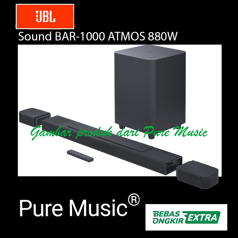 Jual Soundbar JBL Bar1000 Dolby Atmos Sound Bar 1000 Original Garansi Resmi | Shopee Indonesia