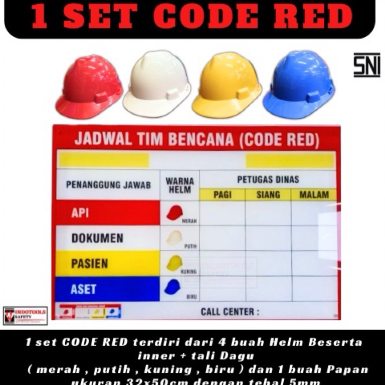 Jual KODE U24P 1 SET CODE RED PAPAN PIKET PAPAN BENCANA PAPAN CODE RED ...