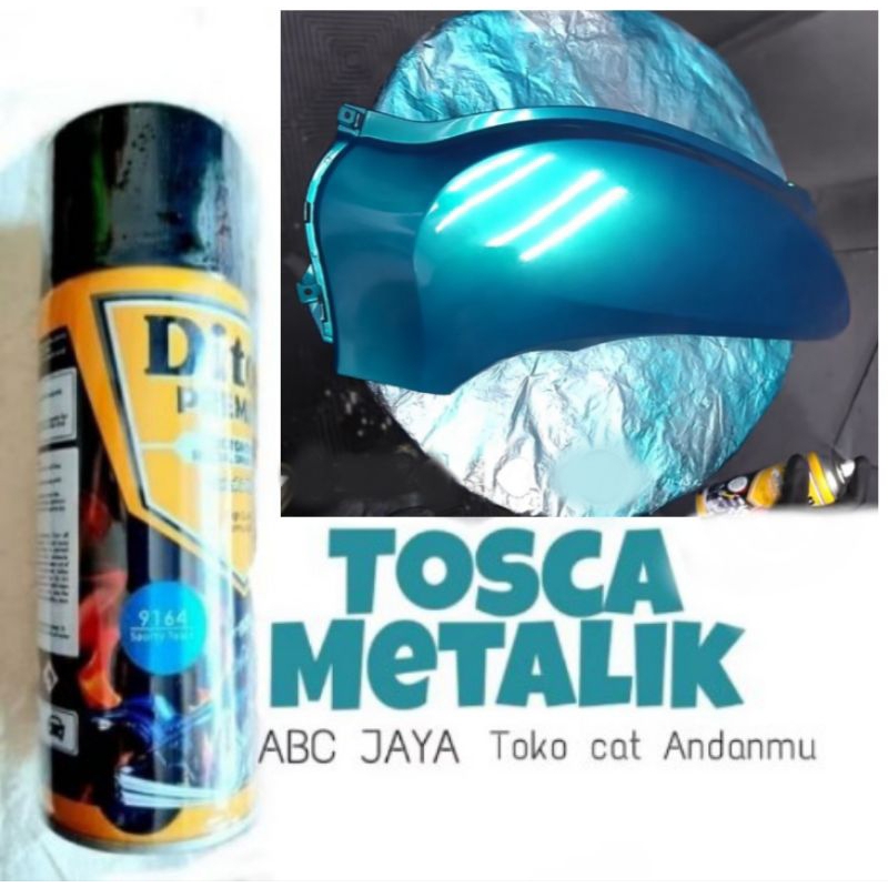 Jual Cat Pilok Diton Premium 9164 Sporty Tosca 400ml Sporti Biru Toska ...