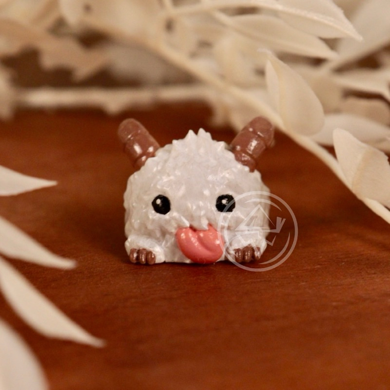 Jual league of legend poro mascot champion artisan keycaps riot games ...