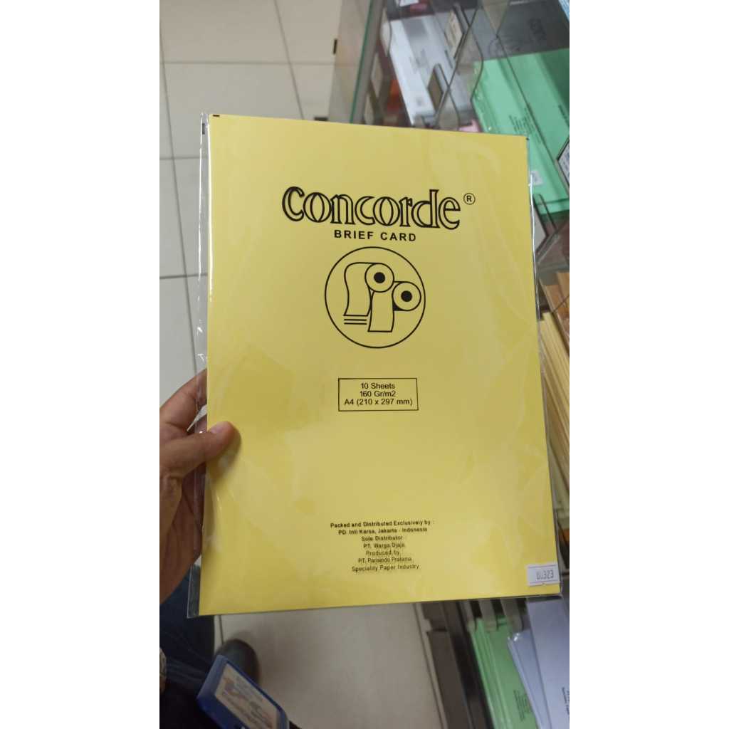 Jual Gramedia - Concorde Hvs A4 160 gr / m2 Kertas Copy Warna Kuning ...