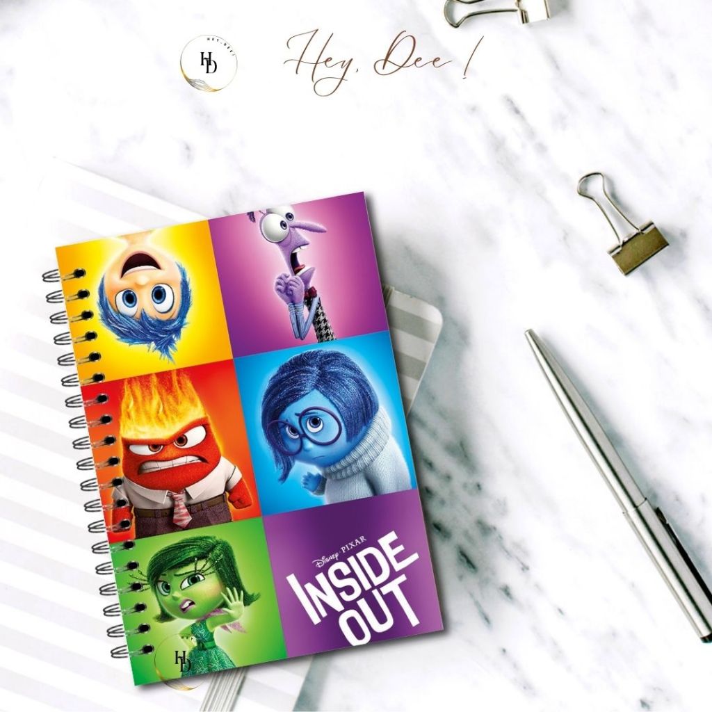 Jual HeyDee Notebook A5 Spiral Edisi INSIDE OUT SERIES 1 | Shopee Indonesia