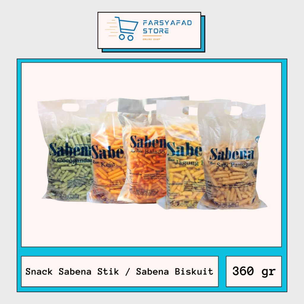 Jual Snack Sabena Stik Ukuran 360 gr Murah Rasa Jagung Bakar / Sapi ...
