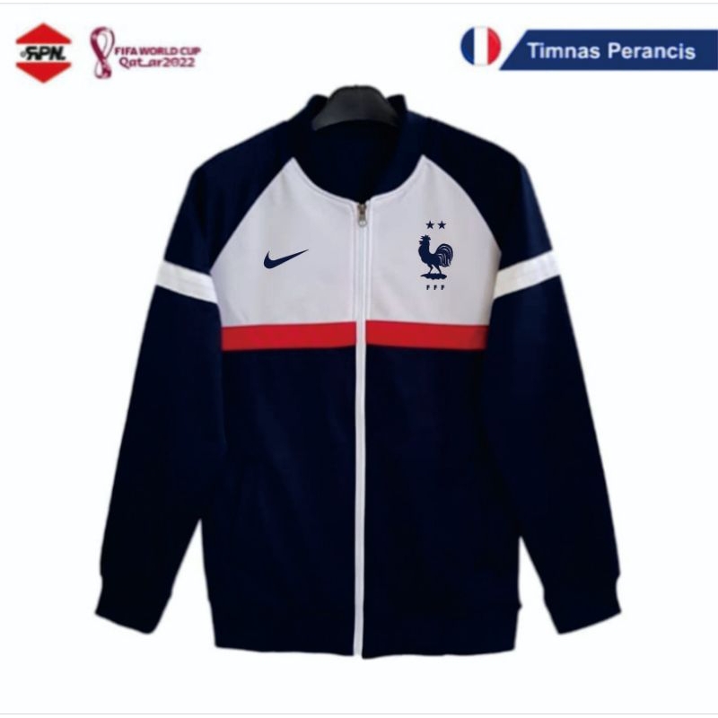 Jual Jaket Tracktop impor timnas France Prancis euro 2024 full sablon ...
