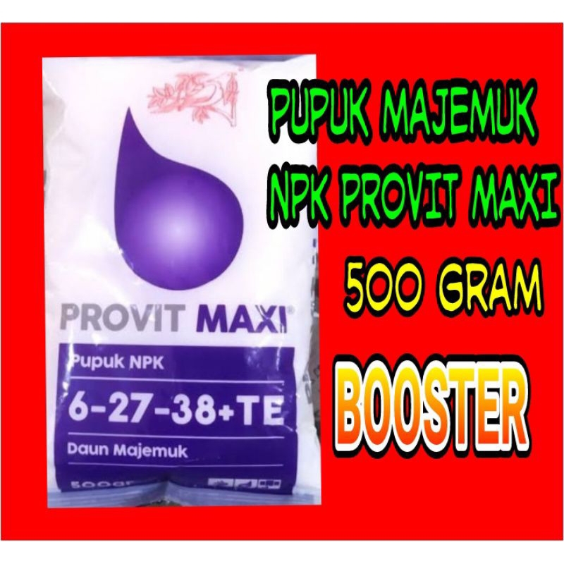 Jual Pupuk Booster NPK PROVIT MAXI MEROKE 500 gram original | Shopee Indonesia