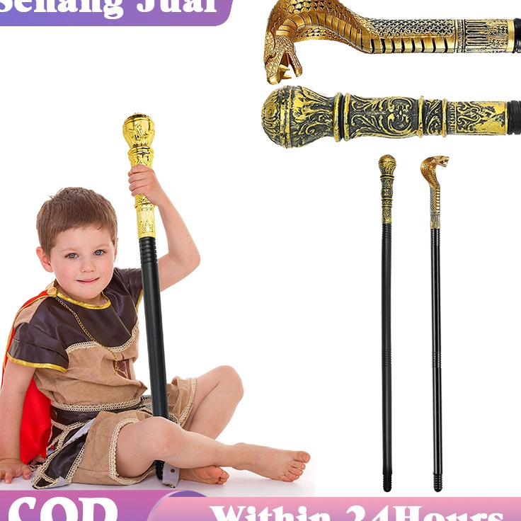 Jual Lagi Diminati Egypt Pharaoh Tongkat Raja Snake Sceptre Tongkat ...