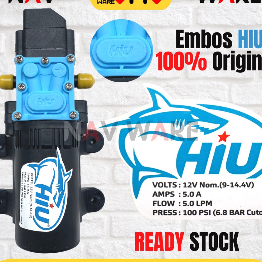 Jual Boom Pompa Air DC 12V HIU Original 1Psi High Pressure Sprayer ...