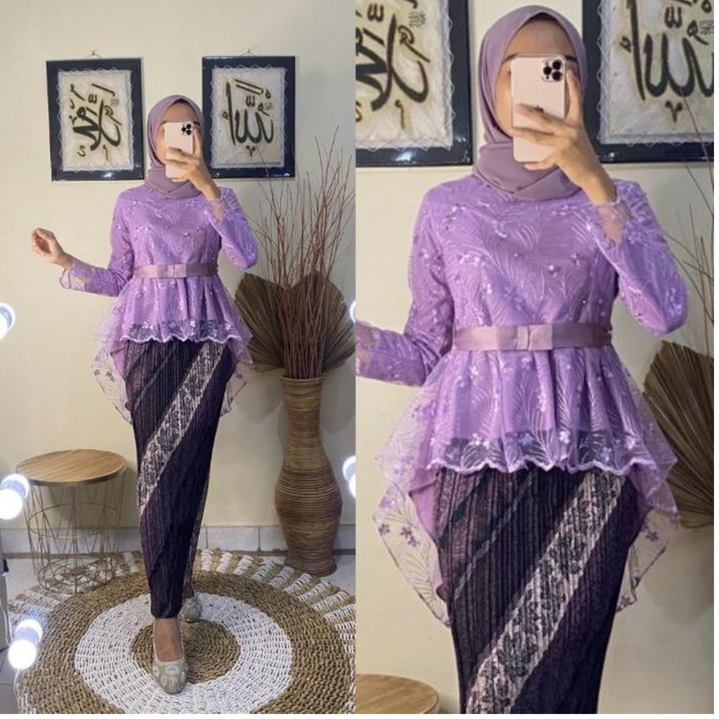 Jual Kebaya Modern Dan Elegan 2024/ Setelan Brokat Untuk Graduation ...