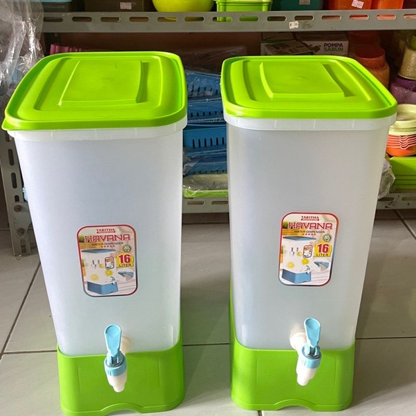 Jual Wah Tempat Dispenser Air Keran 1 Liter havana Plastik Besar ...
