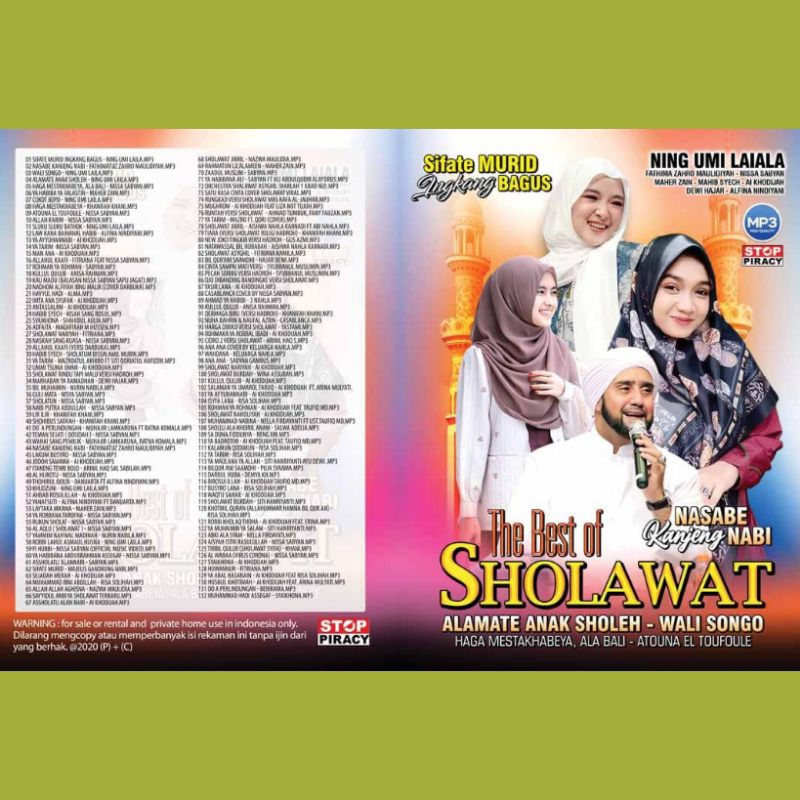 Jual KASET MP3 SHOLAWAT SIFATE MURET ENGKANG BAGUS | Shopee Indonesia