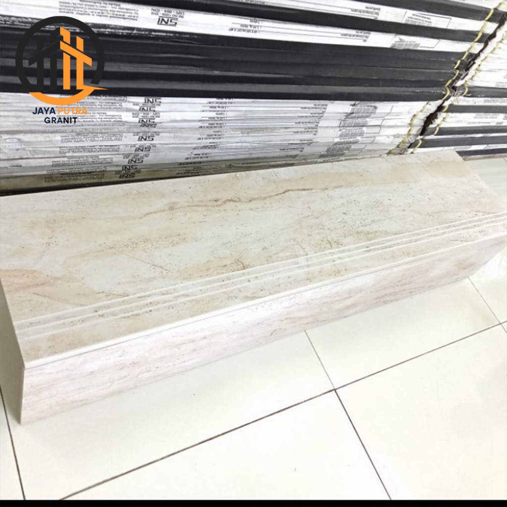 Jual Anak Tangga Granit Ukuran 30x100 20x100 Cream Cano Keramik Granite ...