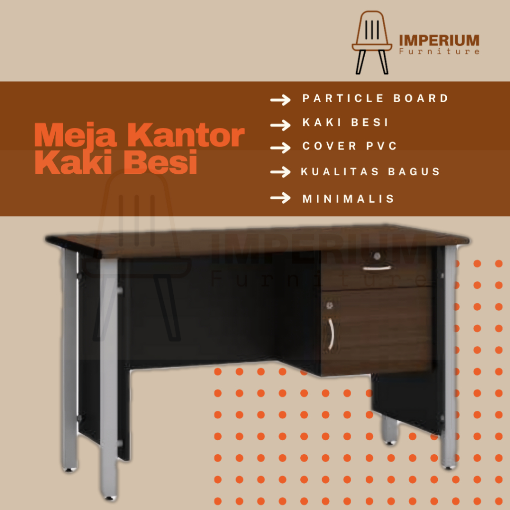 Jual Meja Kantor / Meja Kantor Partikel / Meja Kerja / Meja Kantor Kaki ...