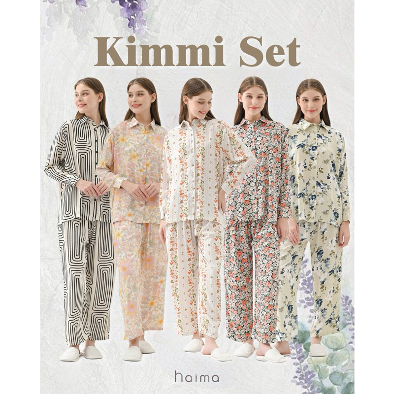 Jual HAIMA - KIMMI SET ( pajamas - one set - piyama panjang - piyama ...