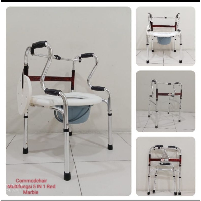 Jual kursi bab/comode chair,Walker,kursi mandi 5in1 coremedix kjt935bs ...